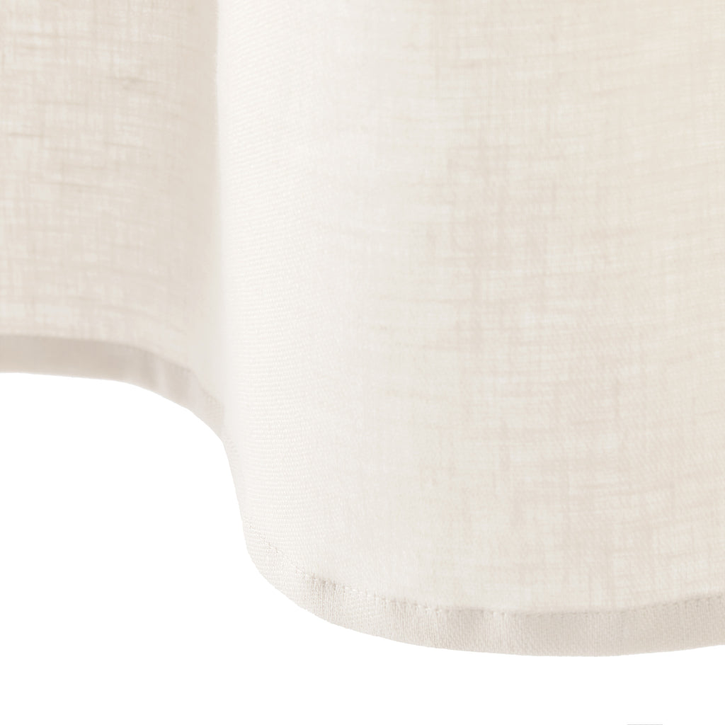 Beschichteter Leinen-Duschvorhang Lavadia, Eierschale | URBANARA