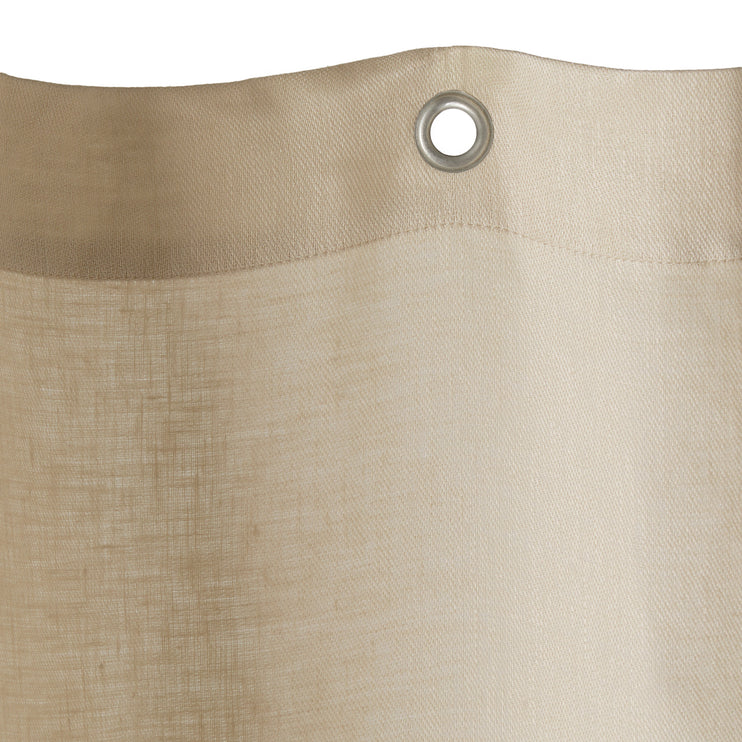 Beschichteter Leinen-Duschvorhang Lavadia, Natur | URBANARA